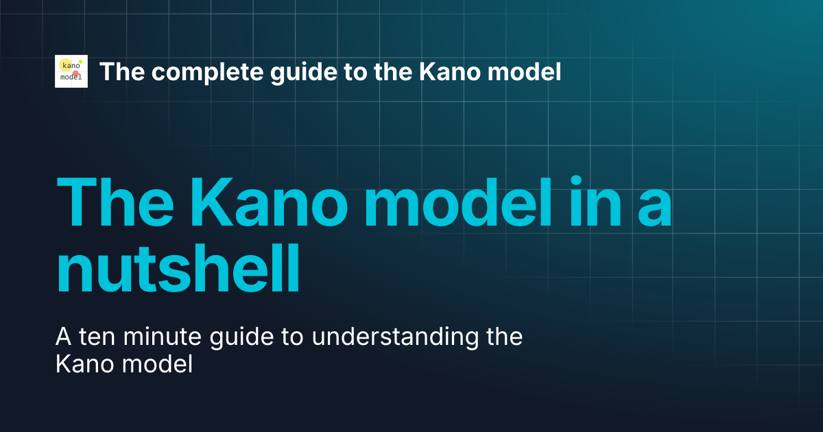 The Kano model in a nutshell | The complete guide to the Kano model